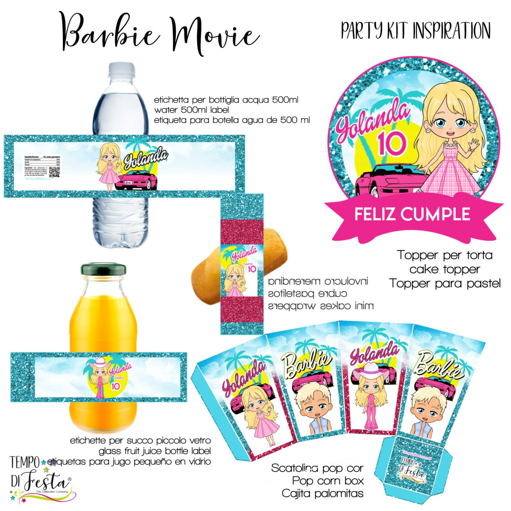 Barbie Movie digital party kit | Tempodifesta.com